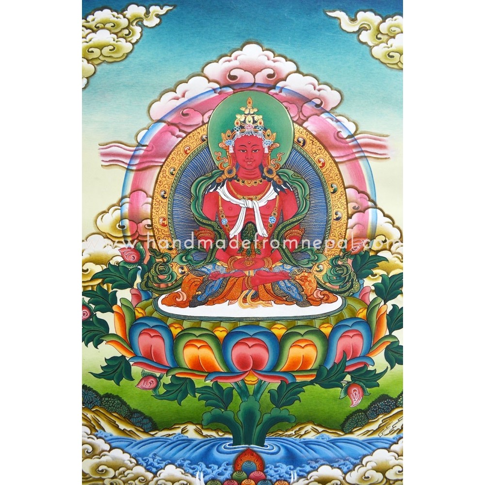 Amitabha/Amitayus Buddha Thangka