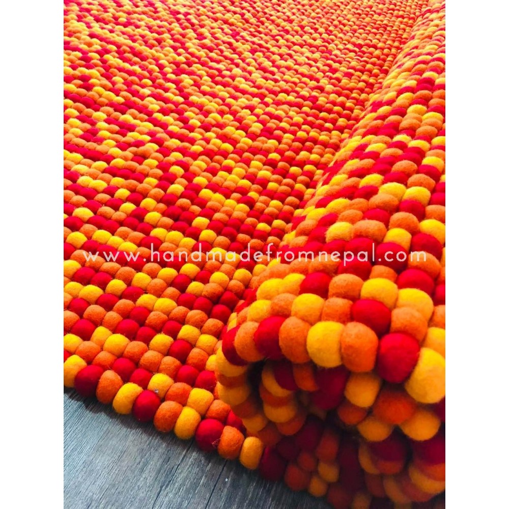 Felt Ball Rugs