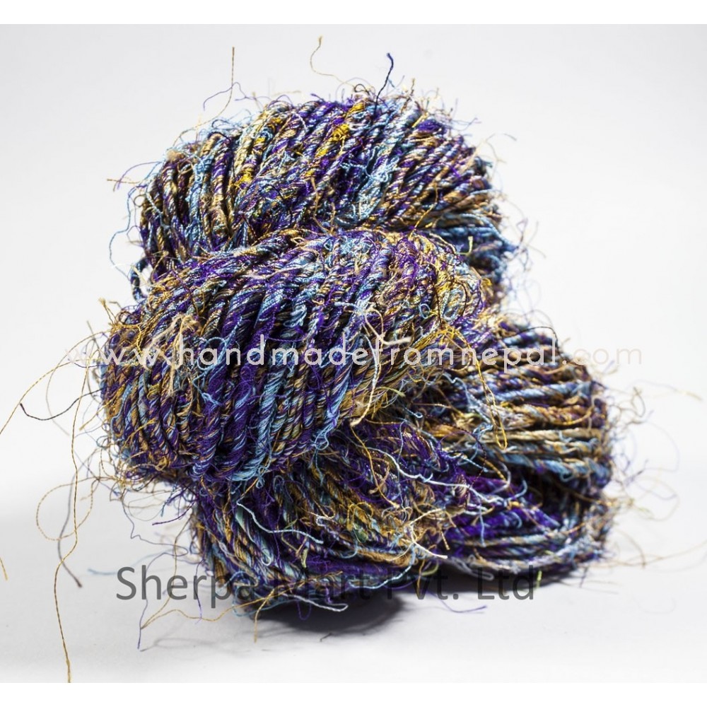 Recycled Silk Yarn Grade B