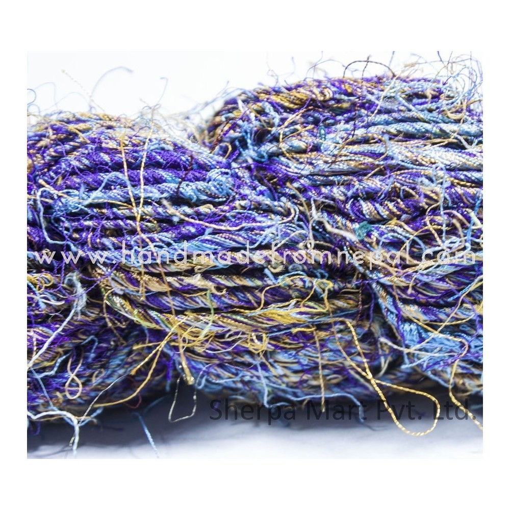 Recycled Silk Yarn Grade B